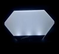 China 5V White Rhombus Shape LED Backlight Module for LCD Display Custom Size for sale