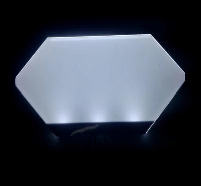 China 5V White Rhombus Shape LED Backlight Module for LCD Display Custom Size for sale