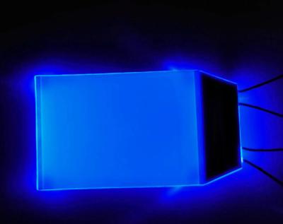 China Custom LED Backlight Module 7 Segment LCD Display Blue 5V 3.3V High Brightness for sale