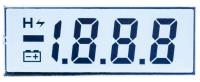 China Transimissive Transflective Reflective 7 Segment LCD Display STN LCD Meter Display for sale