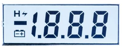 China Transimissive Transflective Reflective 7 Segment LCD Display STN LCD Meter Display for sale