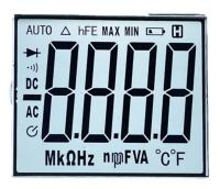 China Customized HTN LCD Meter Display RoHS SGS Segment LCD Display for sale