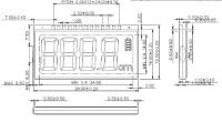 China Custom Size Positive Reflective TN LCD Display 12 O′Clock View Angle for sale