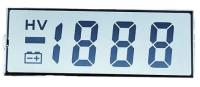 China 42.8*60.2mm Positive Reflective TN Segment LCD Display For Electronic Product for sale