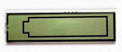 China TN LCD Display 40x13mm Positive Reflective 6 O Clock Segment for Electronic Products for sale