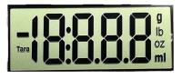 China Black Background VDD 2.9V Positive LCD Display For Instrument for sale