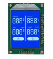 China Air Conditioner Lcd Panel Positive 14 Digit 7 Segment STN Transmissive Lcd Display Module for sale