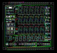 China STN 7 Segment LCD Display Module 3.3V Blue Background White Text Customizable for sale