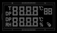 China Customized PIN Connector Vehicle HTN Lcd Segment Display for sale