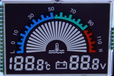 China Customized 7 Segment TN LCD Display Module with PIN Connector 5V 39x40x58mm for sale