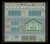 China Customized 7 Segment LCD Module Display 73x78x69mm Temperature Humidity Transmitter for sale
