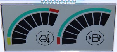 China Customized PIN Connector Vehicle Controller TN 7 Segment LCD Module Display 43x46x84mm for sale