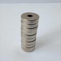 China Round Sintered Magnet With Holes Rare Earth Permanent Magnets for sale