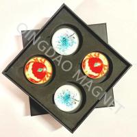 China Dia 30mm SmFeN Decorative Refrigerator Magnets Permanent Magnet Assembly for sale