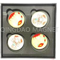 China Dia 30mm SmFeN Decorative Refrigerator Magnets Permanent Magnet Assembly for sale