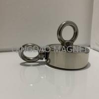 China Sintered NdFeB N35 270KGS 600 Lb Fishing Magnet Nickel Coating for sale