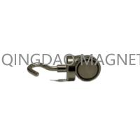 China Sintered NdFeB Hook Magnet, N35,16KGS, Permenent Hook Magnets, Magnetic Assembly for sale