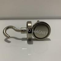 China Sintered NdFeB Hook Magnet, N35,32KGS, Permenent Hook Magnets, Magnetic Assembly for sale