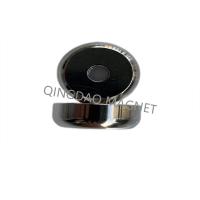China Customized Colors 12KGS Neodymium Pot Magnets Permanent Magnet Assembly for sale