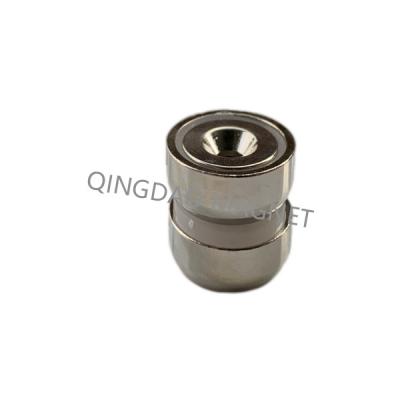 China Customized Colors 12KGS Neodymium Pot Magnets Permanent Magnet Assembly for sale