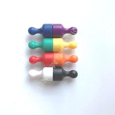 China Sintered NdFeB Hook Magnet, N35, Permenent Office Magnets in Blue Color for sale