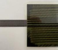 China OEM Ultra Thin NdFeB Rubber Magnet Rare Earth Magnetic Tape 30x1.05x0.3mm for sale