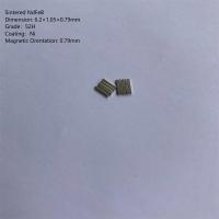 China 6.2×1.05×0.79 N42 Sintered NdFeB Magnets Neodymium Iron Boride Magnets for sale
