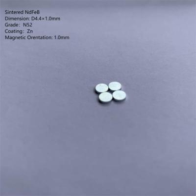 China D4.4×1.0 Computer Sintered NdFeB Magnets Neodymium Iron Boron Magnet for sale