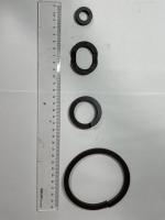 China ISO Small Rubber  Ferrite Ring Magnets Waterproof  Rubber Magnet for sale