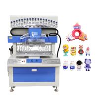 China 18 Color Silicone Label Machine 1230x1150x1550mm Automatic Glue Dispensing for PVC Rubber Keychains for sale