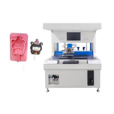 China Industrial Chocolate Paste Jam Filling Machine 980KG Weight 220V Power Supply with 1200mm/s Speed and 0-80℃ Temperature Control for sale