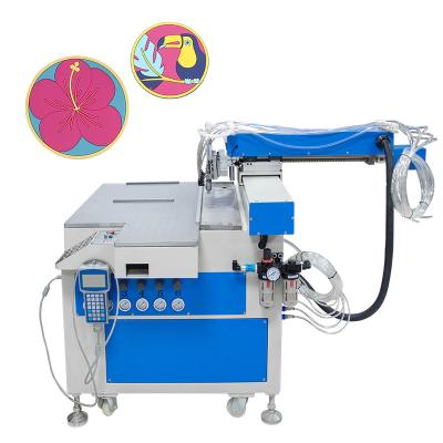 China 6-9 Pin Base Material Dispensing Machine 590x420mm Working Stroke 220V for Soft PVC Silicone for sale