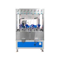 China Automatic Chocolate Liquid Syrup Filling Machine 1200mm/s Speed 600x400mm Work Bench for Jam Production for sale