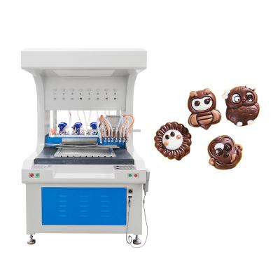 China Automatic Candy Moulding Machine 1200mm/s Speed with 600×400mm Work Bench for Chocolate & Fluid Liquids for sale