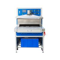 China Blue Gray Intelligent PVC Baking Oven 8.2KW with 0-390℃ Temperature Control and Dual Working Stations for Manufacturing for sale