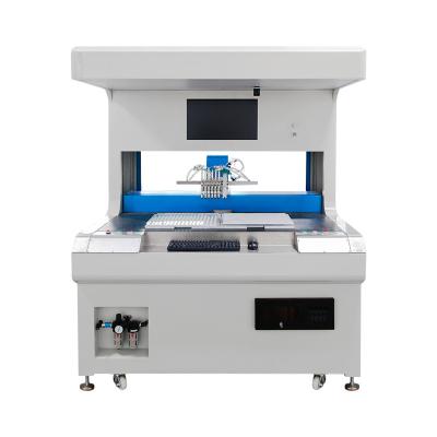 China Visual Clasp Gluing Machine 2.2kw 1200w Pixel for PVC Trademark Clothing Accessories for sale