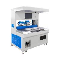 China Visual Clasp Gluing Machine 2.2kw 1200w Pixel for PVC Trademark Clothing Accessories for sale