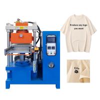 China Automatic Vacuum Rubber Vulcanizer Machine 380V 50T Work Pressure with 400x400mm Heating Plates for sale
