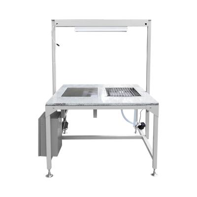 China Manual Silicone Baking Table 120KG Single Station with 650x380mm Heating Plate and 4.5kW Power for sale
