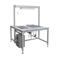 China Manual Silicone Baking Table 120KG Single Station with 650x380mm Heating Plate and 4.5kW Power for sale
