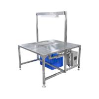 China Manual Dispensing Silicone Label Baking Table Machine 1300×1200×1600mm 128kg for Small-Scale Rubber Operations for sale