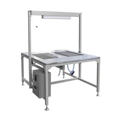 China 380V 4.5kW Silicone Mold Baking Table with 650x380mm Heating Plate for Keychain Production for sale