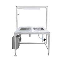 China 380V 4.5kW Silicone Mold Baking Table with 650x380mm Heating Plate for Keychain Production for sale
