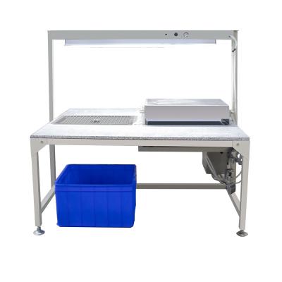 China 120KG Manual PVC Baking Machine Dispensing Table with 650×400mm Heating Plate and 8.5kW Power for PVC Patch Production for sale