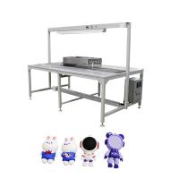 China 120KG Manual PVC Baking Machine Dispensing Table with 650×400mm Heating Plate and 8.5kW Power for PVC Patch Production for sale