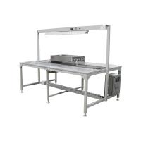 China 120KG Manual PVC Baking Machine Dispensing Table with 650×400mm Heating Plate and 8.5kW Power for PVC Patch Production for sale