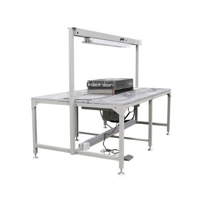 China 120KG Manual PVC Baking Machine Dispensing Table with 650×400mm Heating Plate and 8.5kW Power for PVC Patch Production for sale