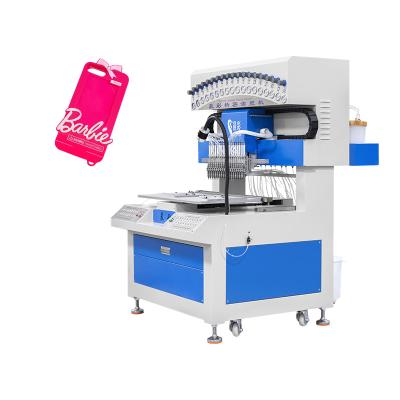 China Automatic 18 Colors PVC Dispensing Machine for Silicone Phone Case Patch 220V for sale