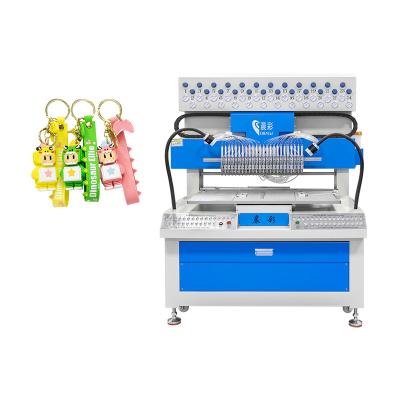 China 24 Color Automatic Silicone Coaster Dripping Machine for PVC Label Patch Keychain 220V for sale