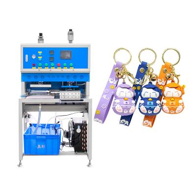 China Hot Press Molding Machine for PVC Patches 2D 3D Soft Toys 200x250mm 0.8T for sale